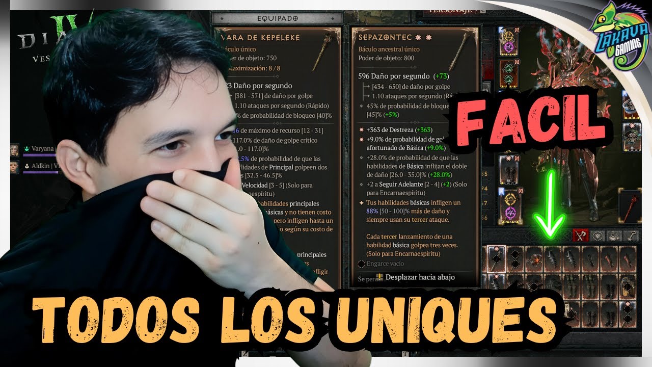 CONSIGUE TODOS LOS UNIQUES y LEGENDARIOS que Necesitas (Kepeleke ...