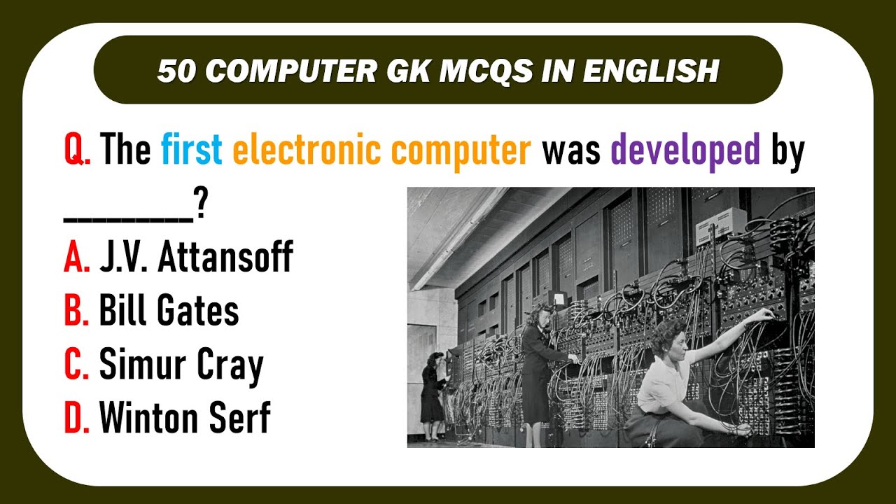 50 COMPUTER GK | Basic Computer General Knowledge Questions And Answers ...