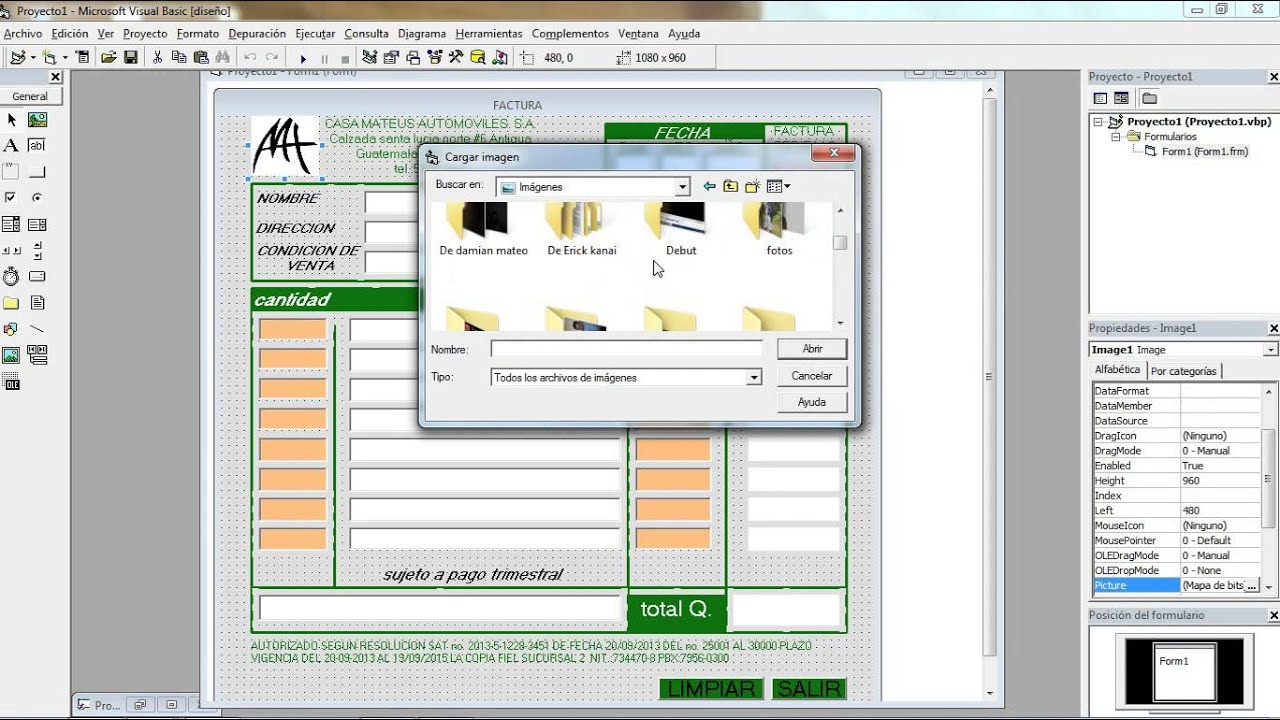 Factura En Visual 6.0 - YouTube