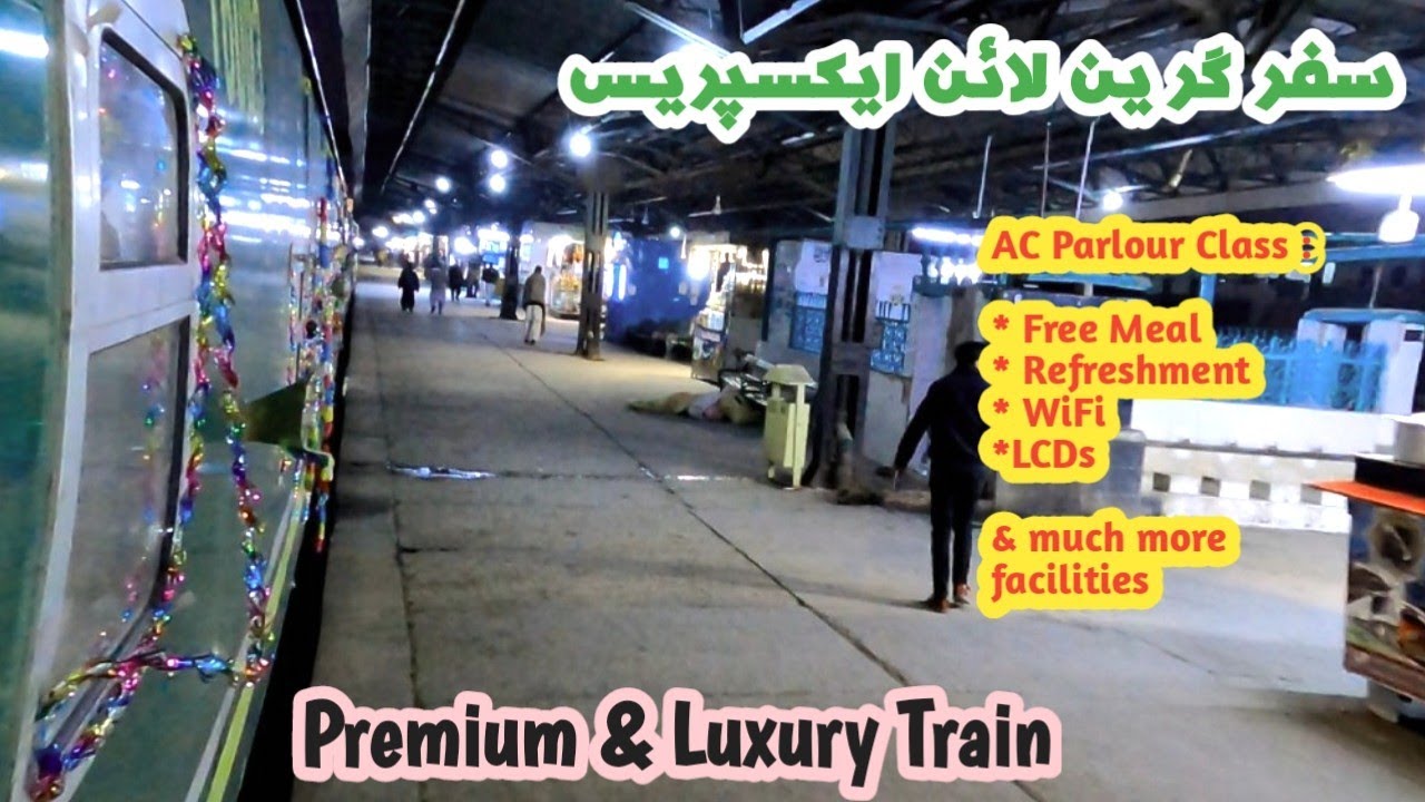 New Green Line Express Journey | Rohri To Karachi | AC Parlour Class ...
