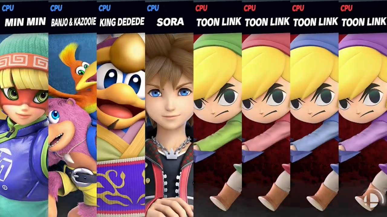 Super Smash Bros. Ultimate - Cartoon Network vs 4 Swords - YouTube