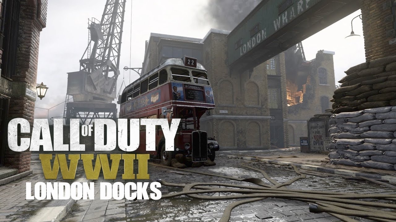 Call of Duty:WWII-Mapas-London Docks-Division Blindada - YouTube