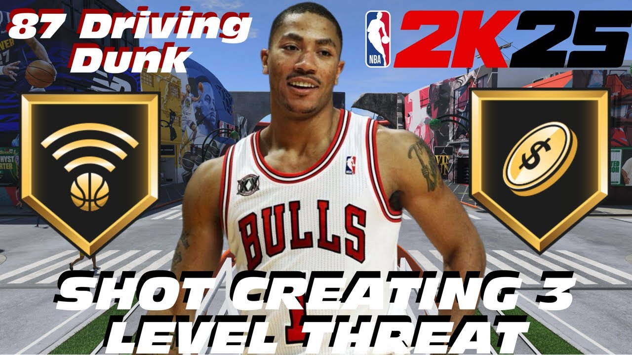 BEST BUILD NBA 2K25: NEW 6’2 SHOT CREATING 3 LEVEL THREAT BUILD 2K25 ...