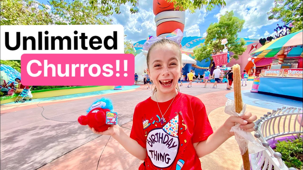 Unlimited CHURRO Challenge at Universal!😮 - YouTube