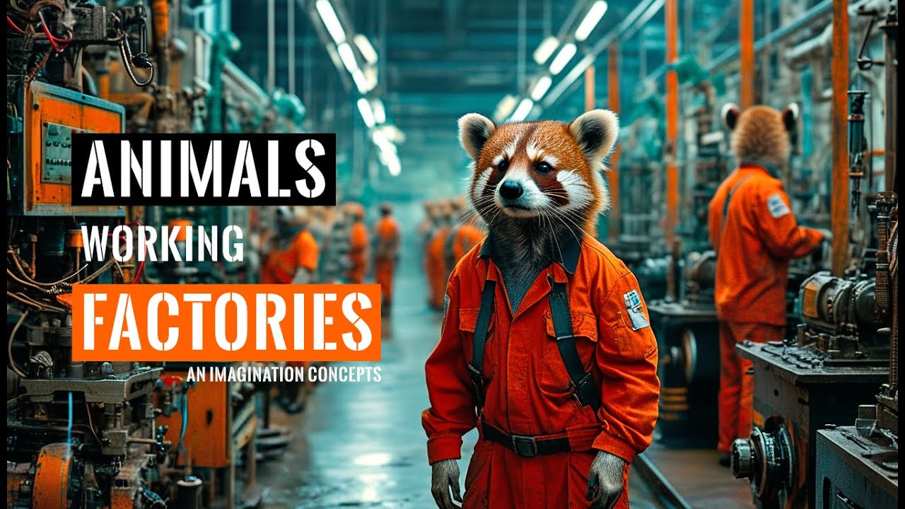 How Animals are Working as Laborers in Factories | An Imagination ...