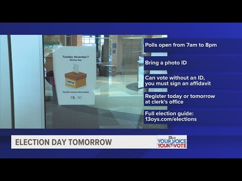 Election Day is Tuesday, Nov. 7. Here's what you need to know: - YouTube