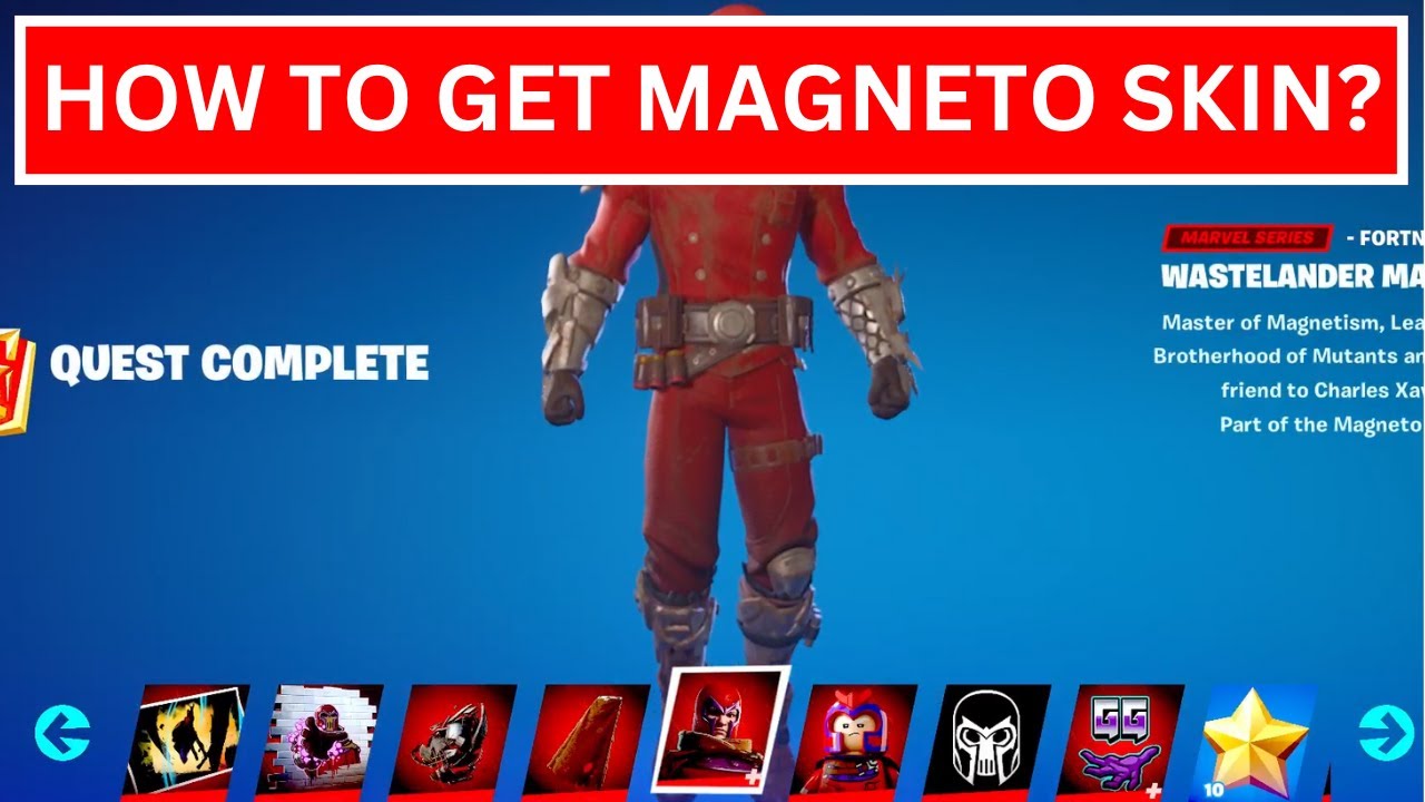 *NEW* HOW TO GET MAGNETO SKIN IN FORTNITE - YouTube