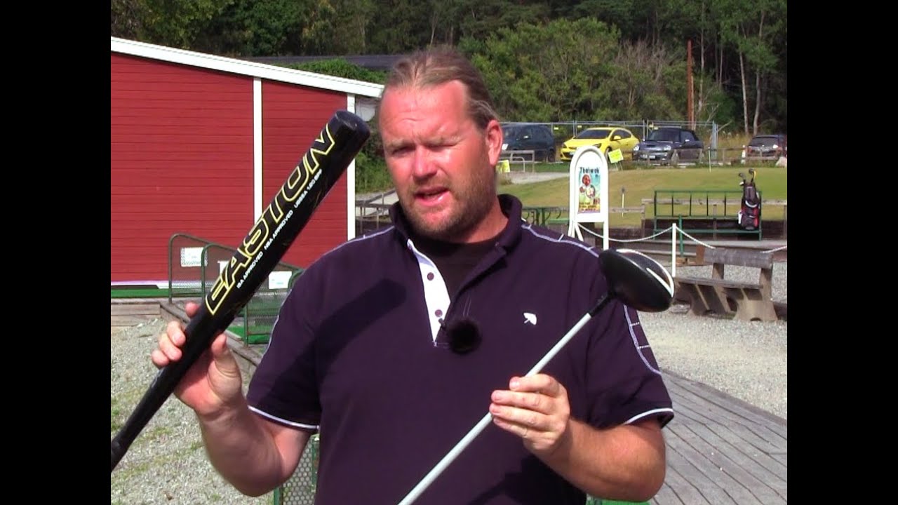 Basebollsving med drivern? med Marcus Edblad - YouTube