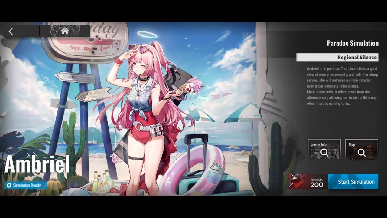 [Arknights] Ambriel Paradox Simulation Clear - YouTube