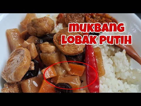Mbah maryono channel terbaru //Mukbang sayur lobak putih📌 #mukbang 