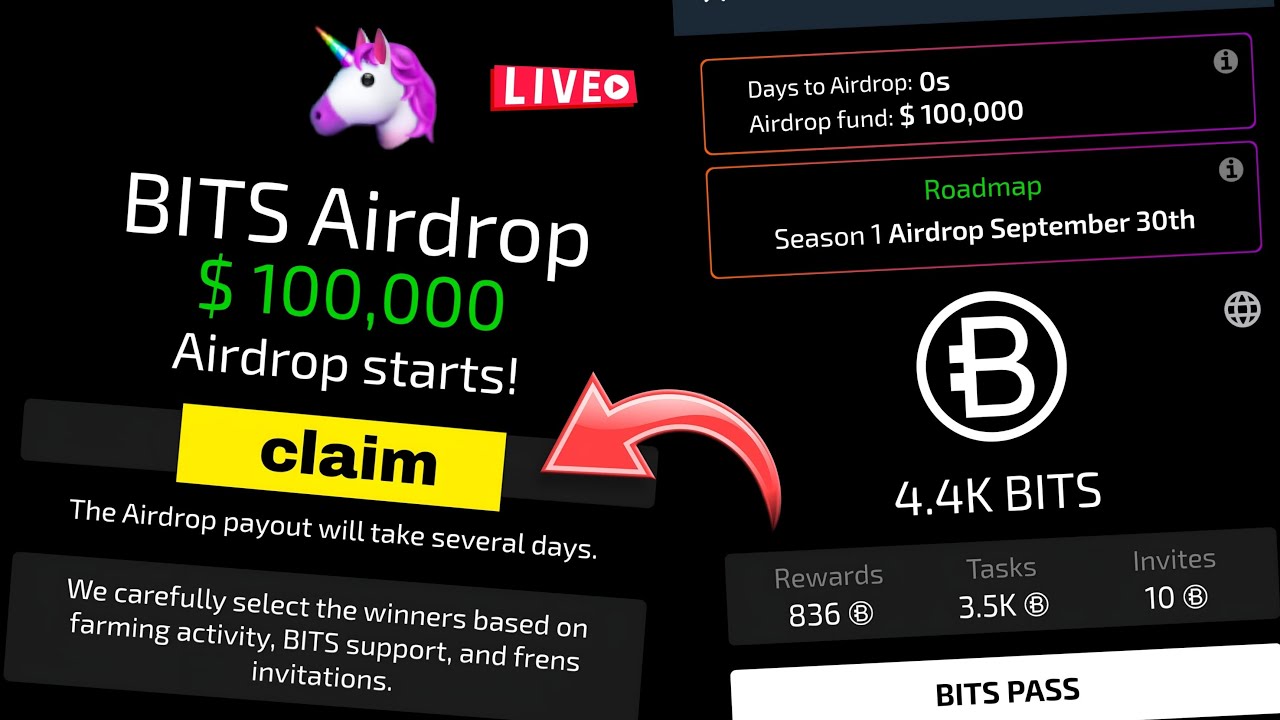 Bits Airdrop Live | 1 Bits Token price | Bits Listing | 1 Bits Token ...