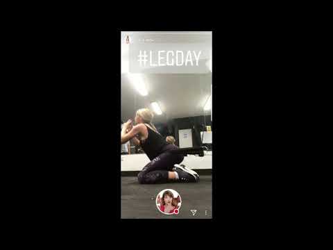 FLAVIA LAOS EN EL GYM 01-02-18