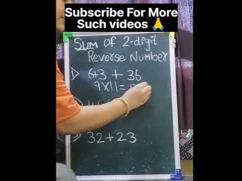 😱TRICK FOR SUM OF 2DIGIT REVERSE NUMBER😯 MATHS TRICK VIDEO#trending #knowledge#viral #maths# ...