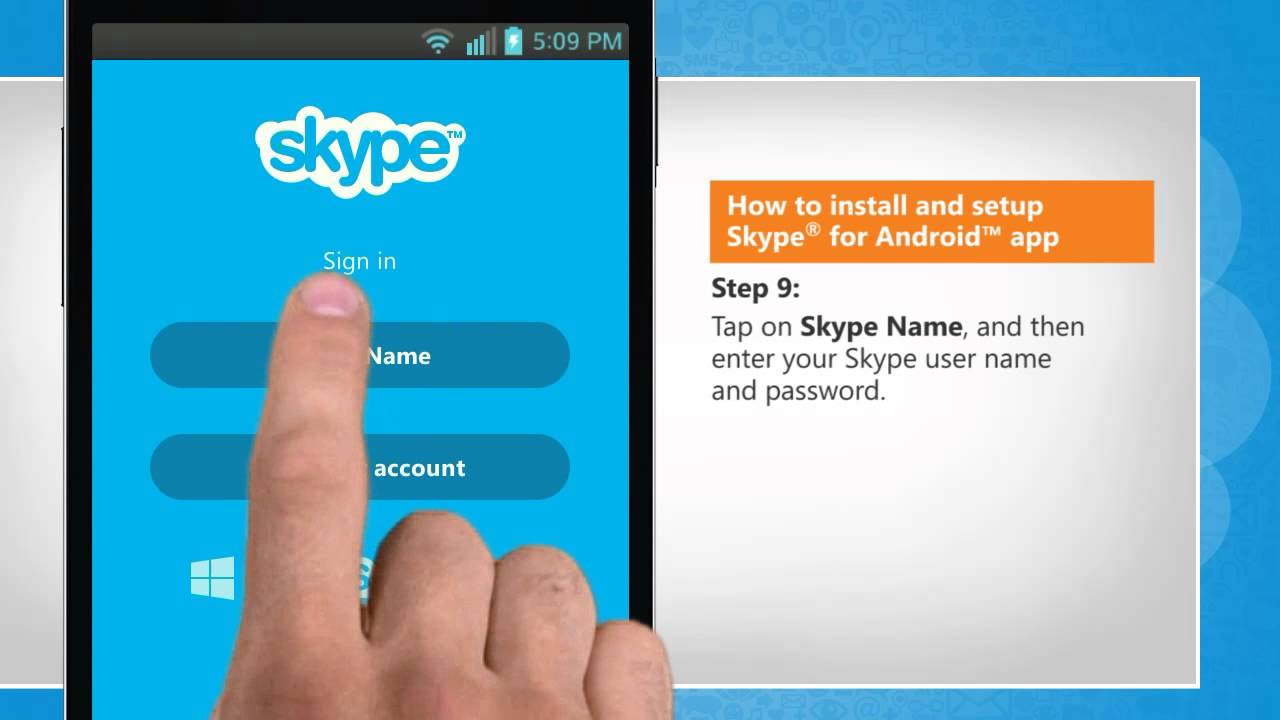 How to install and setup Skype® for Android™ app on LG L9 - YouTube
