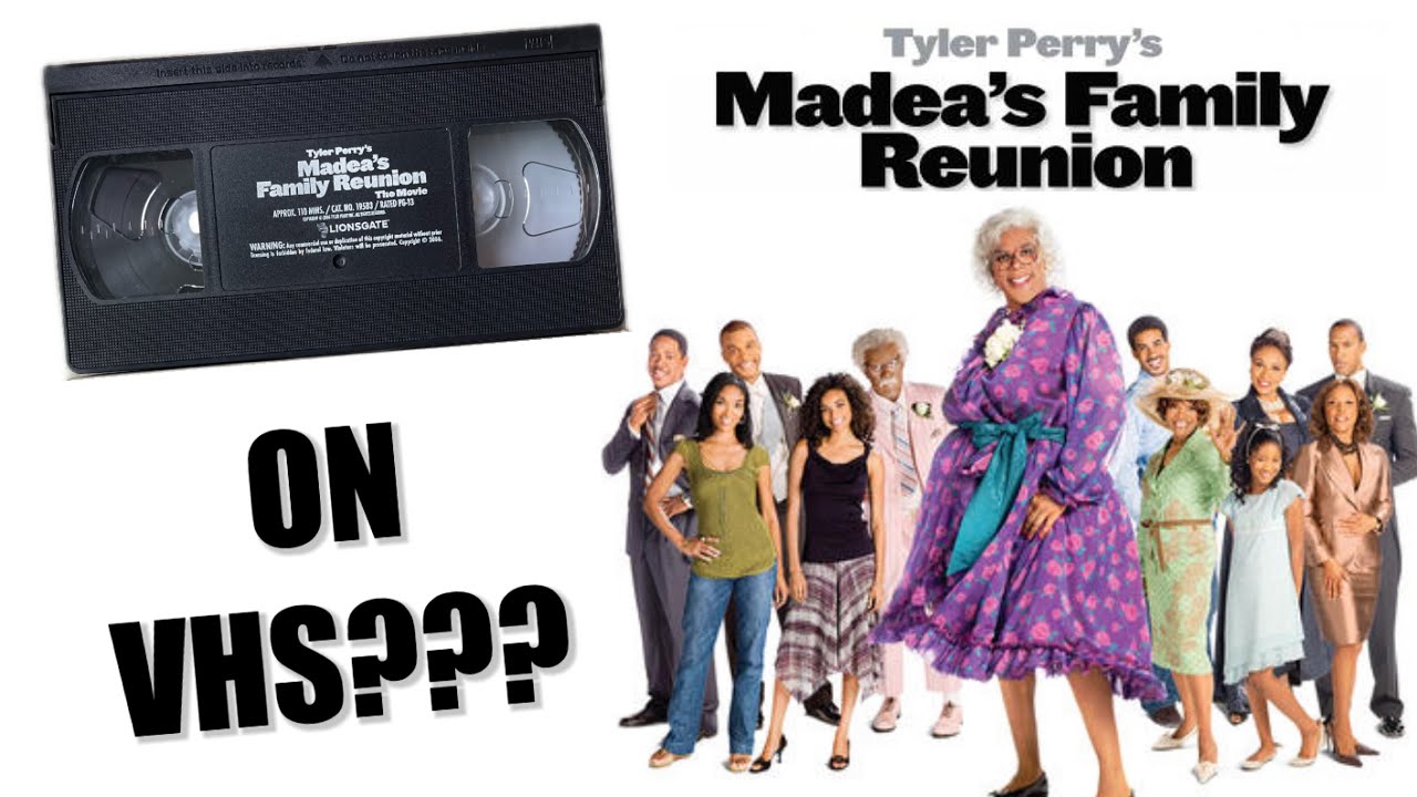 Madea’s Family Reunion: The Movie…Has A VHS Release?! (Unboxing ...