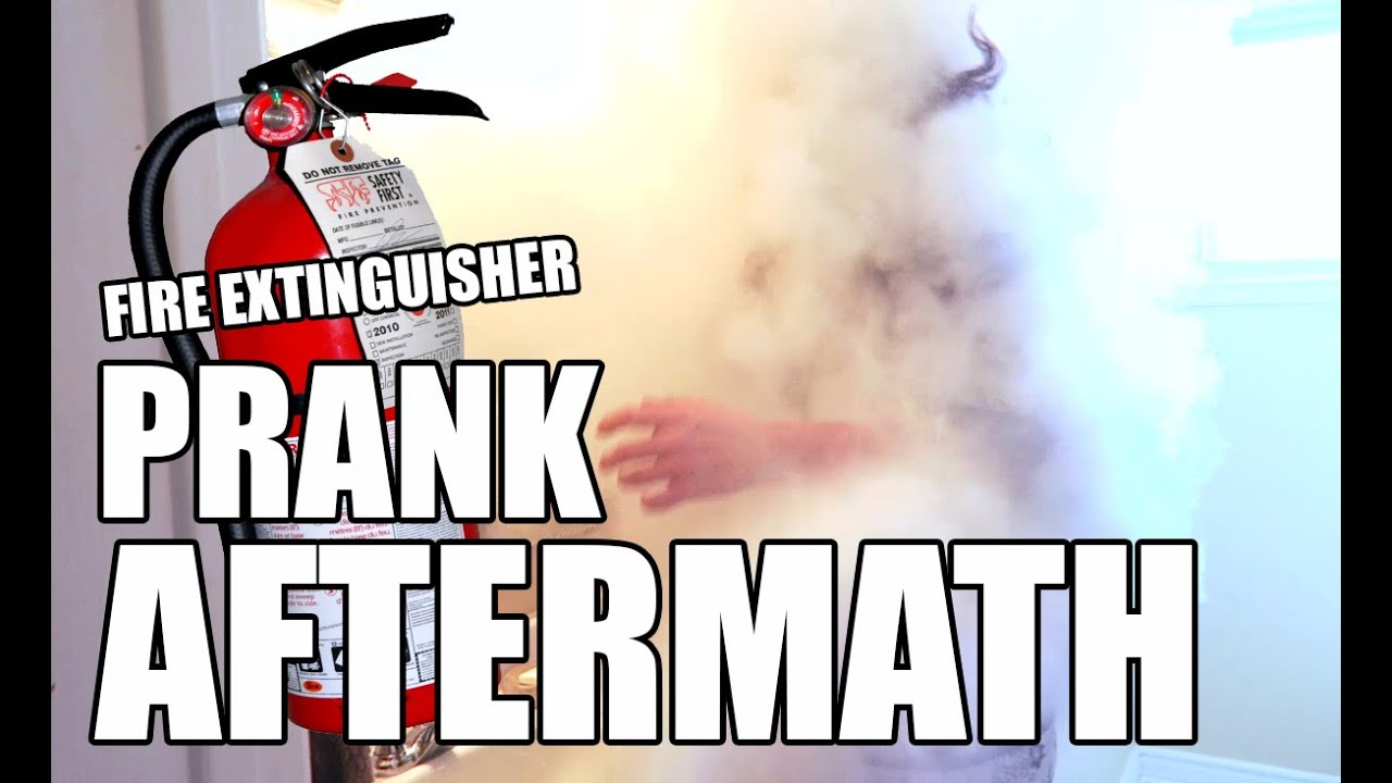 FIRE EXTINGUISHER PRANK AFTERMATH - YouTube