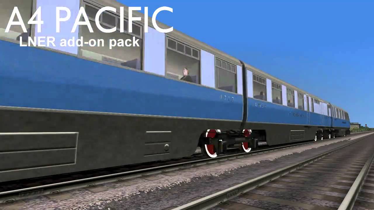A4 Pacific LNER pack - Coronation coaches - YouTube