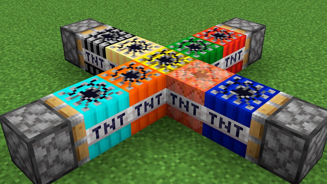 All tnt's combined in minecraft ??? - YouTube