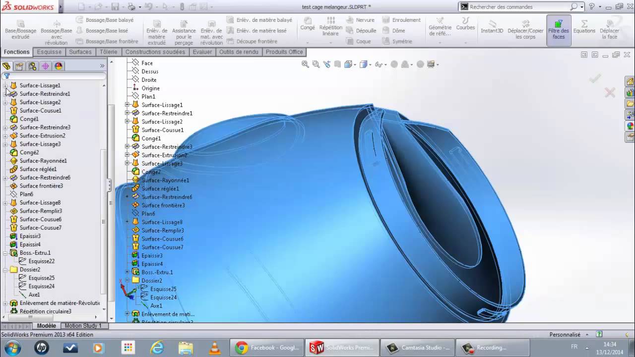 Tutorial Solidworks -Mixer- #4 - YouTube