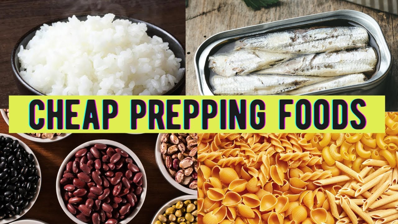 Cheap Prepping & Survival Foods l Prepper Pantry - YouTube