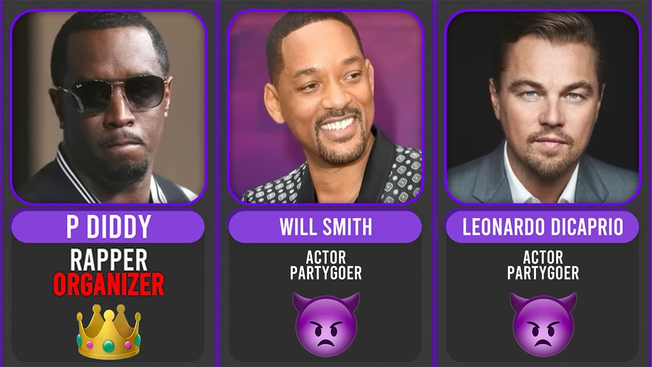 P Diddy Party List - Celebrity News Comparison 4 - YouTube