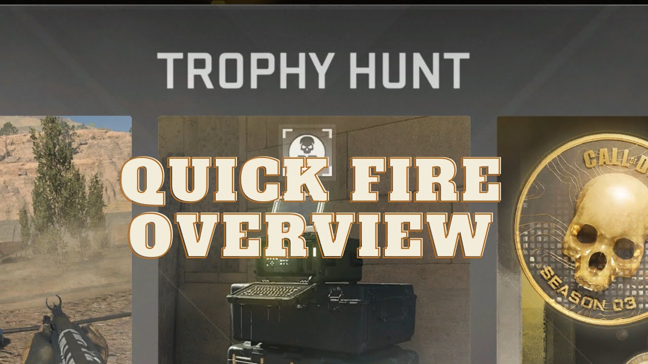 Trophy Hunt Event Quick Fire Overview in DMZ Warzone 2.0 - YouTube