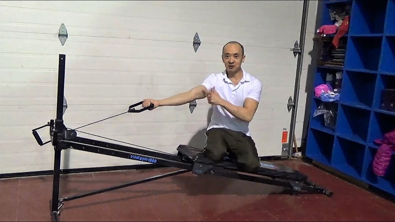 NEW BICEPS EXERCISE ON THE TOTAL GYM - SINGLE ARM BICEP CABLE CURL ...