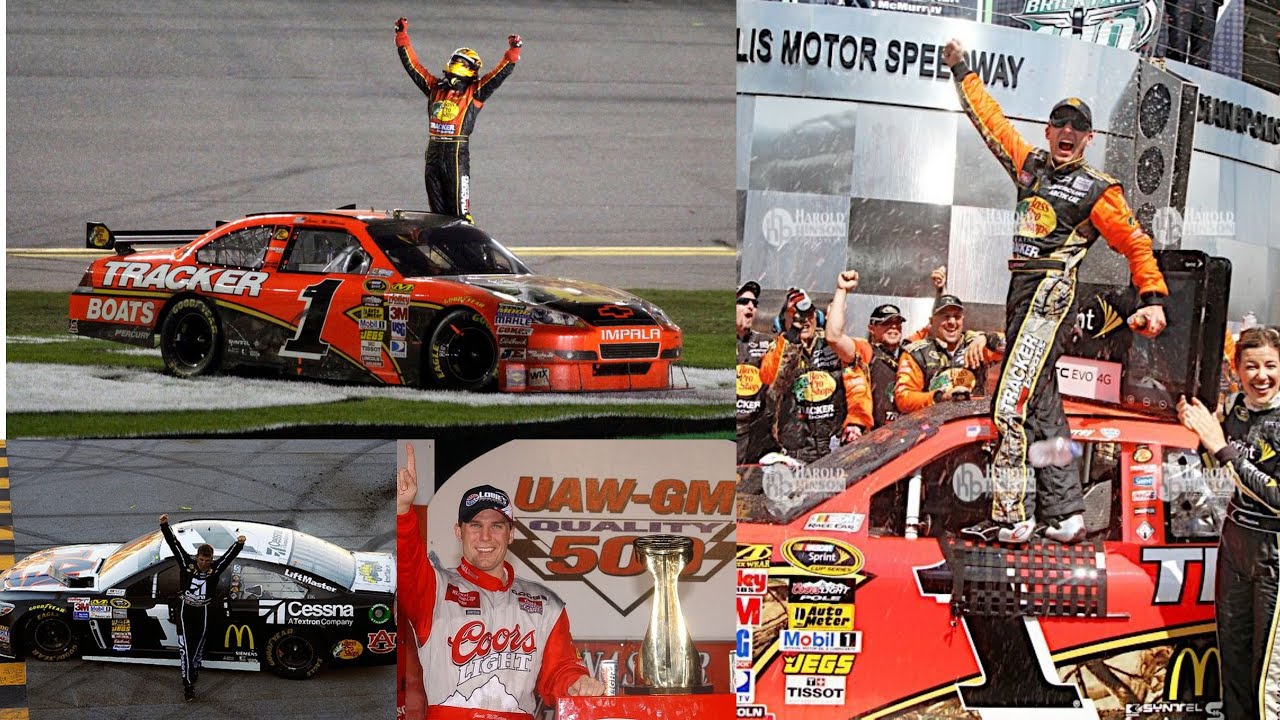 NASCAR Wins Compilation - Jamie McMurray - YouTube