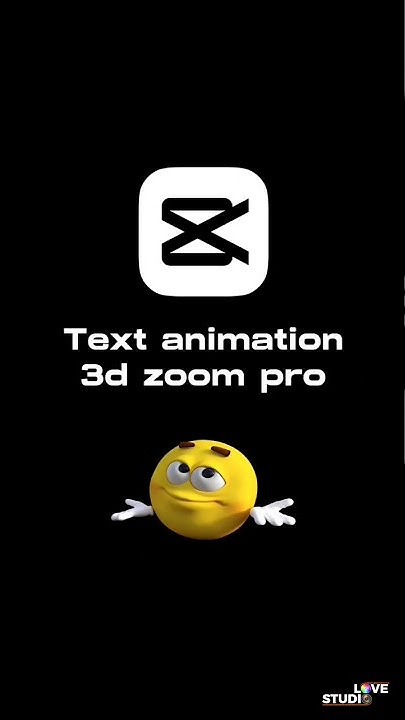 Text Animation 3D Zoom Pro In Capcut #capcut #editingtutorial #3danimation - YouTube
