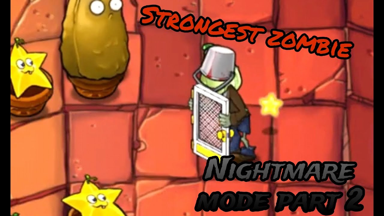The worst planst vs zombies levels (pvz nightmare mode part 2) - YouTube