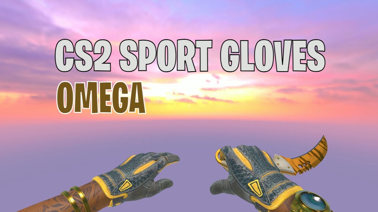 Sport Gloves Omega Well-Worn | CS2 Skin Showcase #685 - YouTube