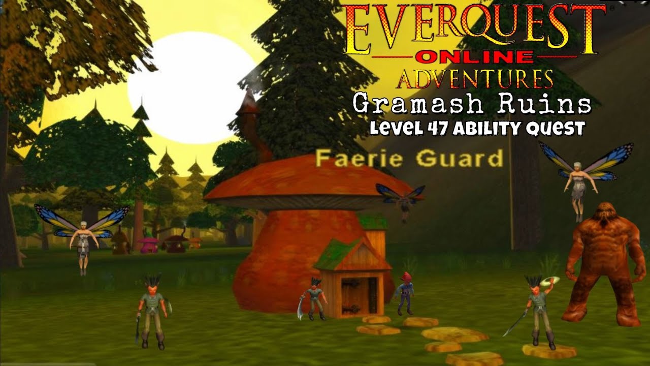 EQOA - Level 47 Gramash Ruins Ability Quest - YouTube