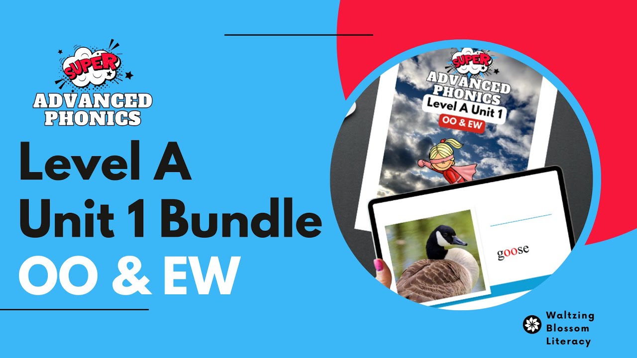 Teach the Diphthongs oo & ew with the Super Advanced Phonics Level A ...