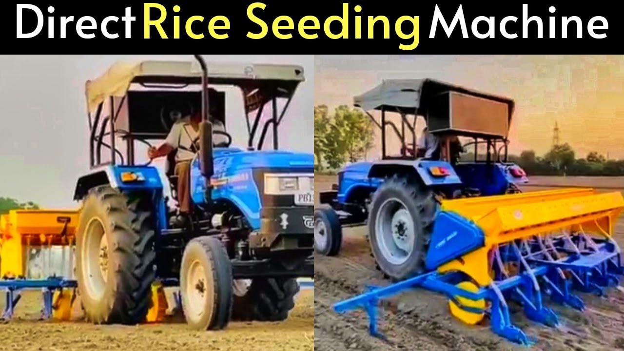Direct Rice Seeding Machine | DSR - YouTube