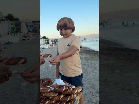 Babam para verdi simit aldım