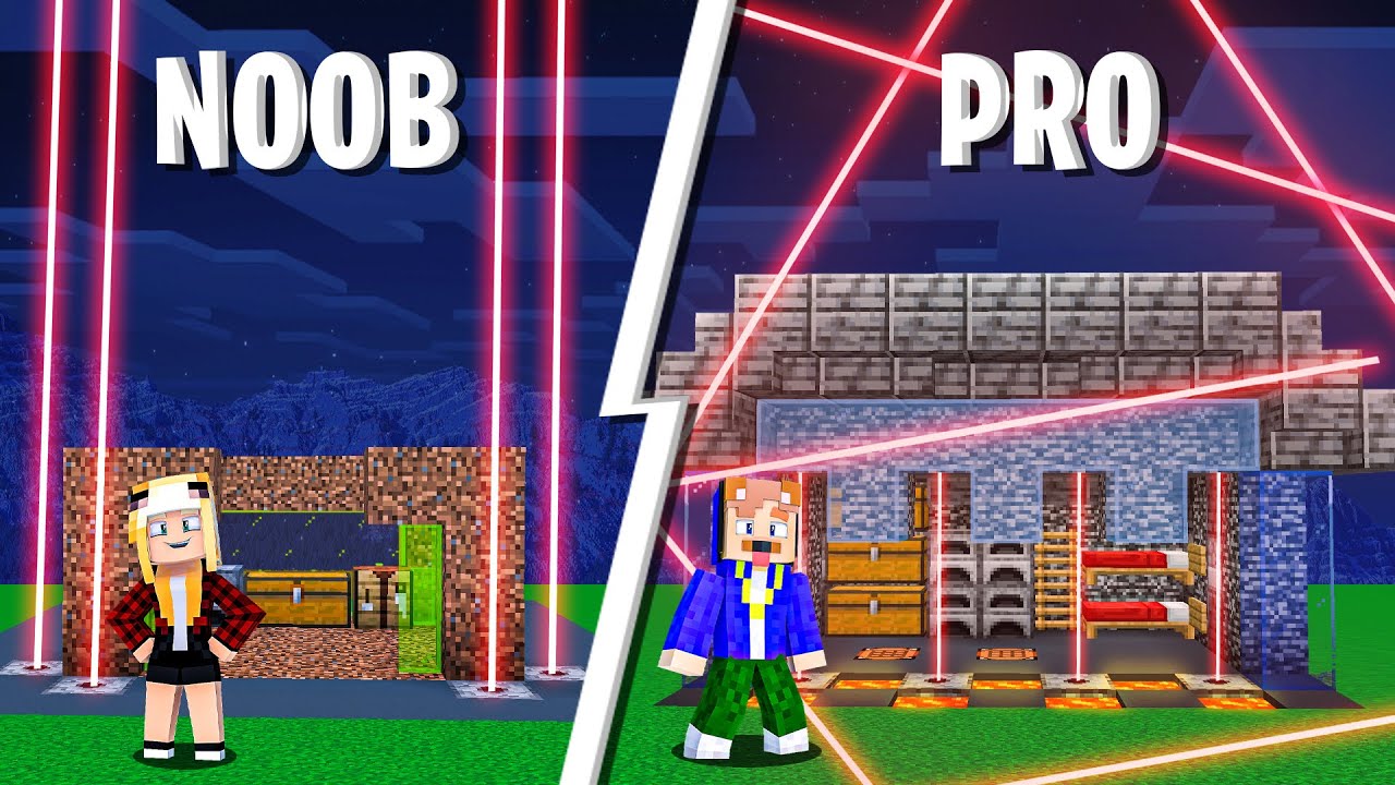 NOOB VS. PRO LASER BASE! - YouTube