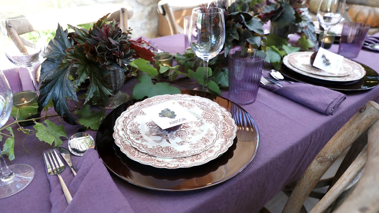 5 Essential Fall Elements for Your Tablescape with Emily - YouTube