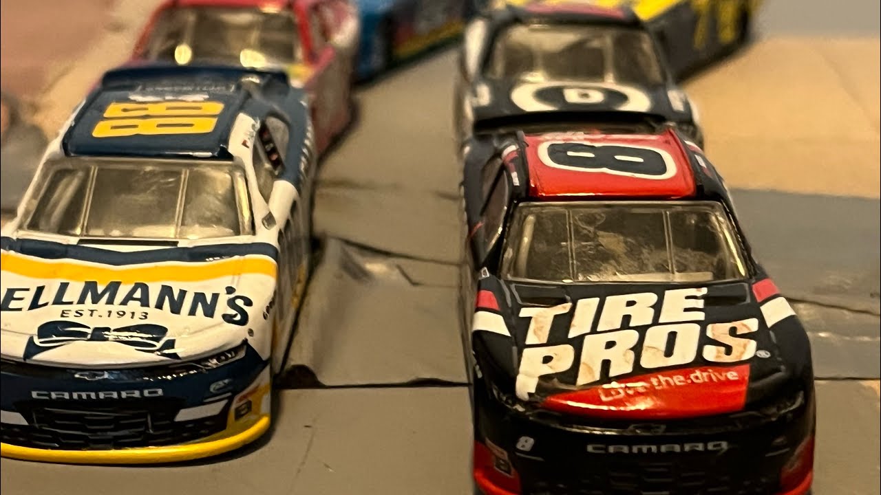 Diecast racing mini Xfinity series (S1R4) nascar stop motion - YouTube
