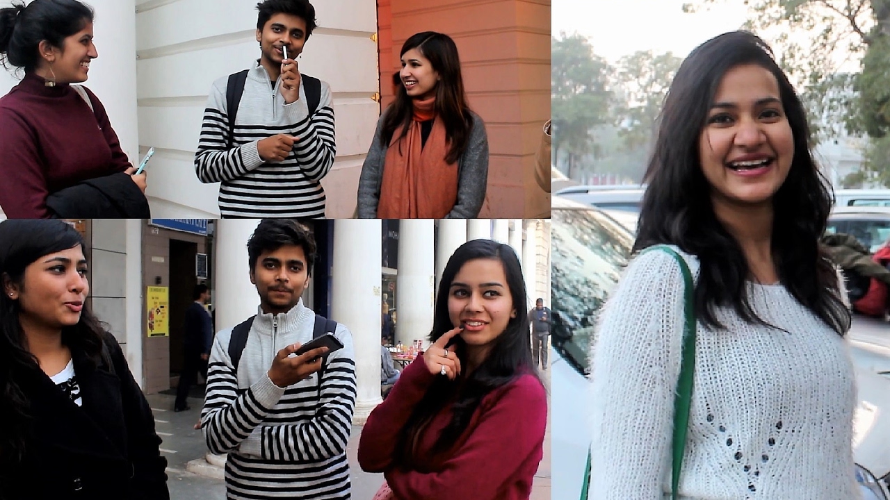 DELHI GIRLS ON PAPLU😂, CHOMU🤓 | Corrupt Tuber | Street Interview - YouTube