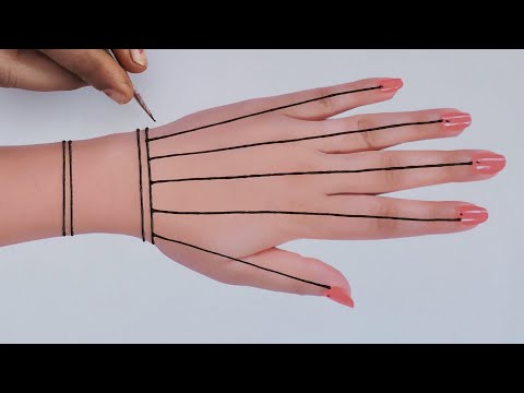 New mehndi design tricks | mehndi lagane ka sabse asaan tarika | mehndi design 2023