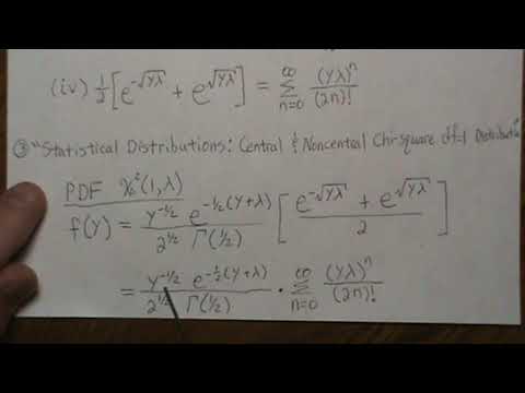 A df=1 noncentral chi sq distribution as a Poisson weighted mixture of ...