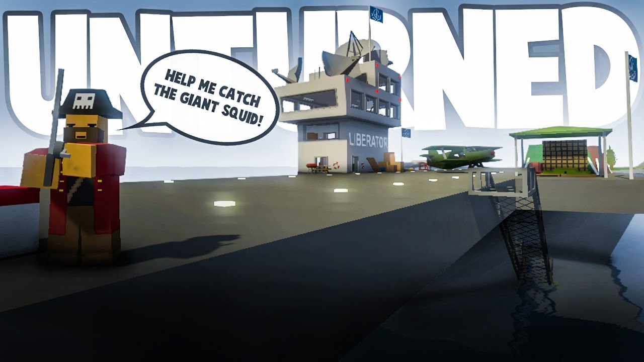 Unturned 3.17.0.0: NPC's and Quests are Here!! Huge Liberator Aircraft ...