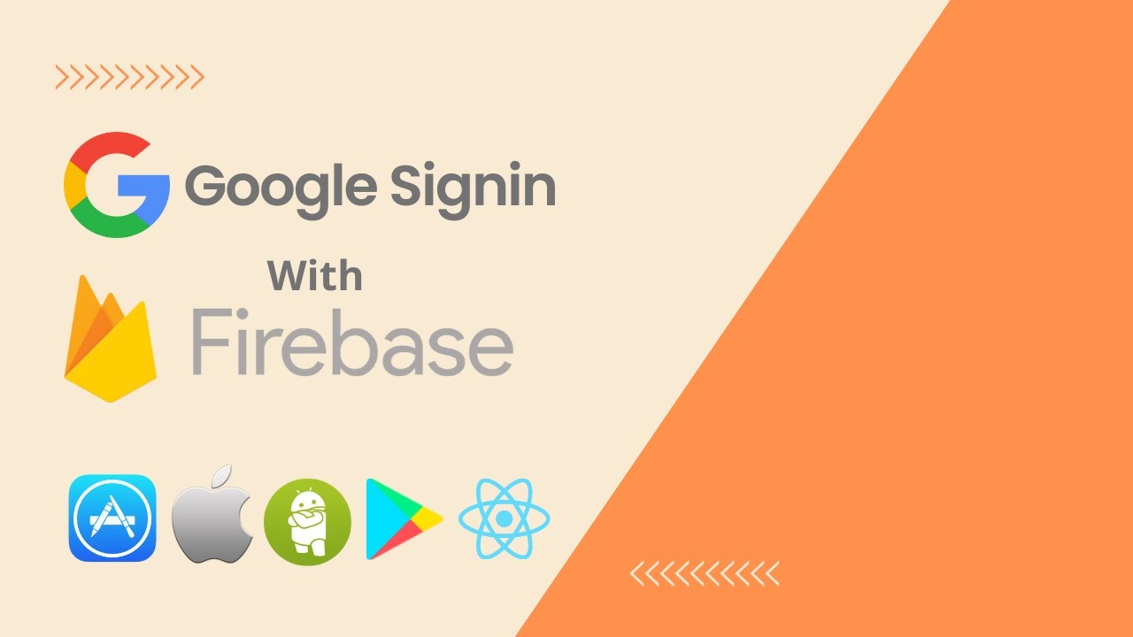 Google Login in React Native with Firebase | Firebase integration | Mr ...