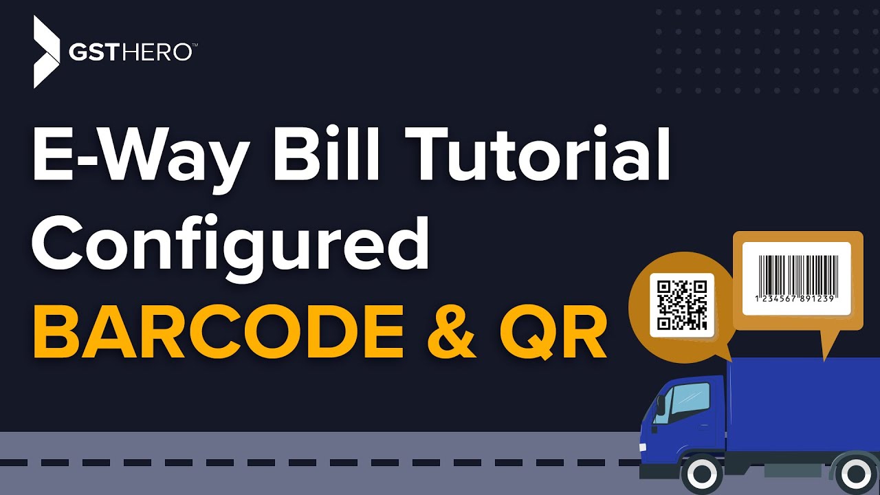 E Way Bill In Tally Bar Code QR Code Configuration In Tally E Way Bill In Tally Bar Code QR Code Configuration In Tally