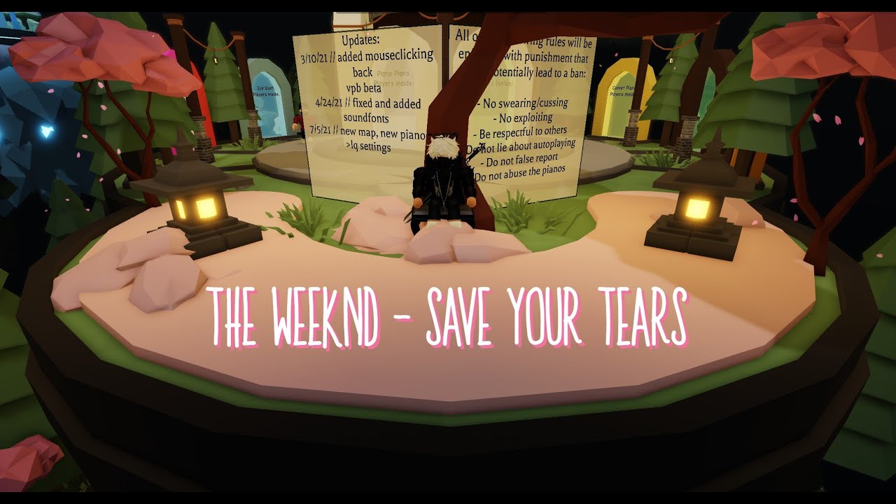 The Weeknd - Save Your Tears (Roblox Piano) - YouTube