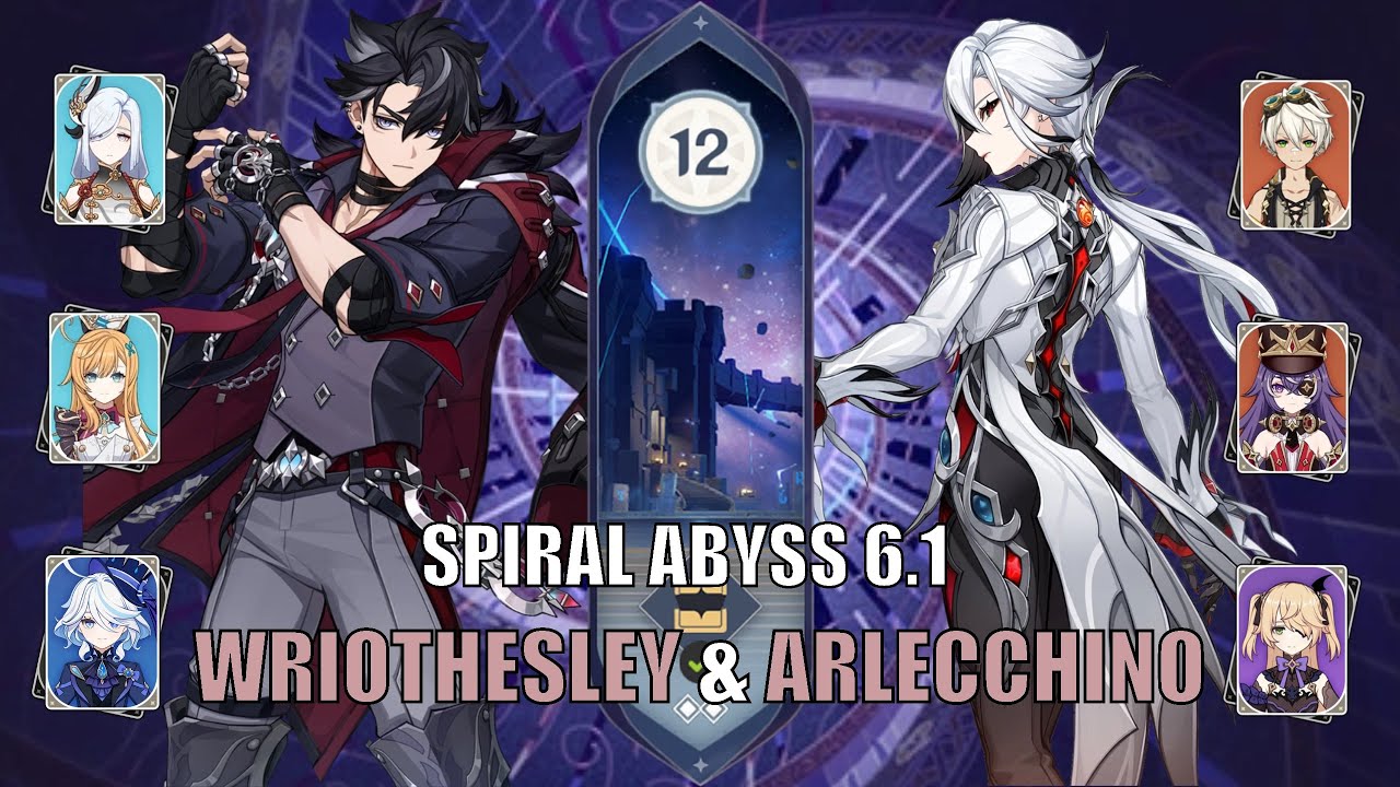 C1 Wrio Freeze & C1 Arle Overload | Spiral Abyss 6.1 Floor 12 | Genshin ...