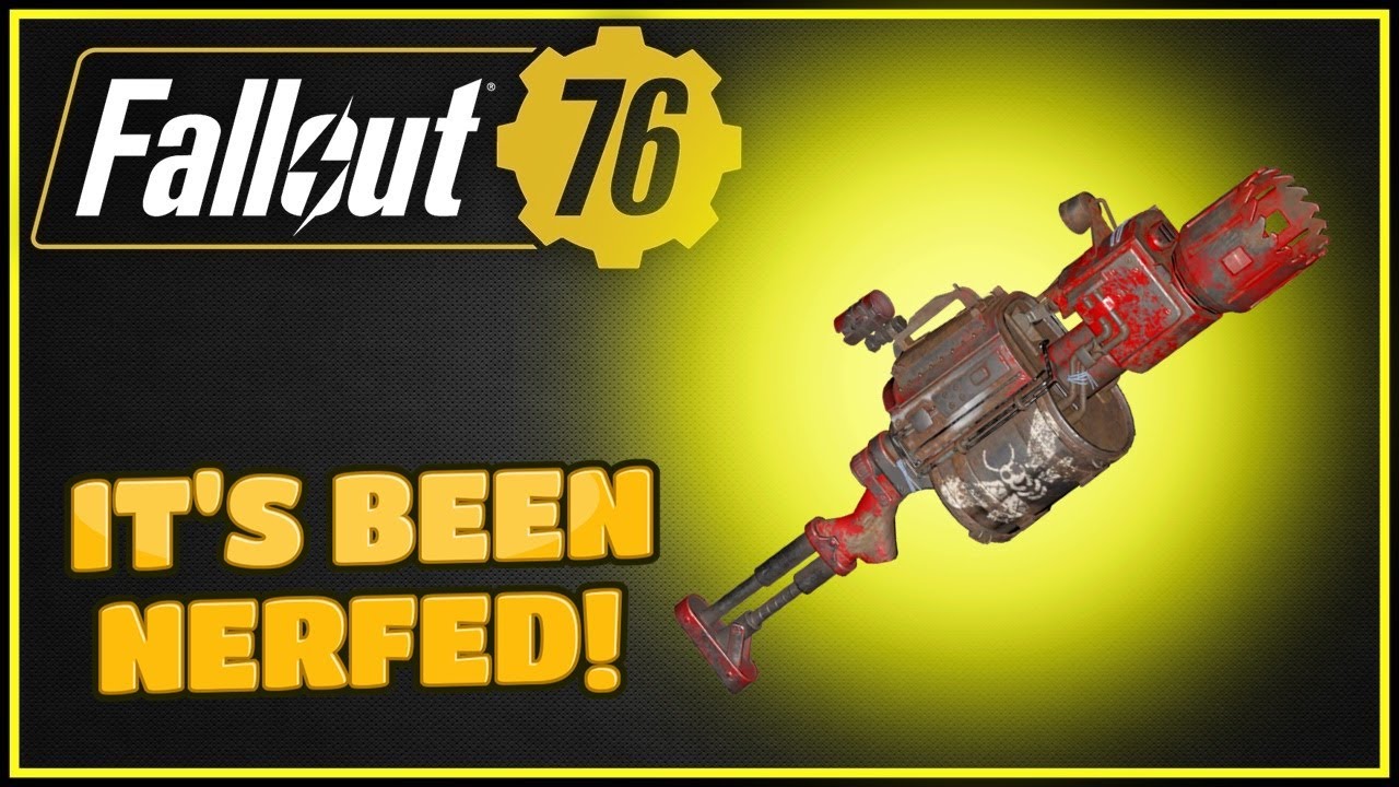 This Weapon Got An Unexpected Nerf - Fallout 76 - YouTube