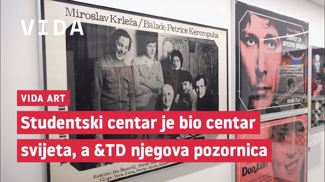 VIDA art - Brkati anarhisti i Krleža na kazališnim plakatima - YouTube