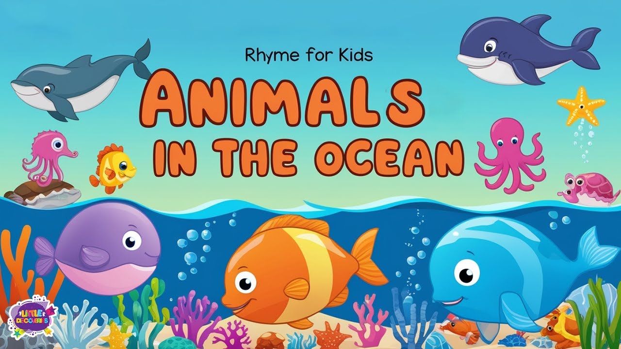 ANIMALS IN THE OCEAN | New Nursery Rhymes | English Songs For Kids ...