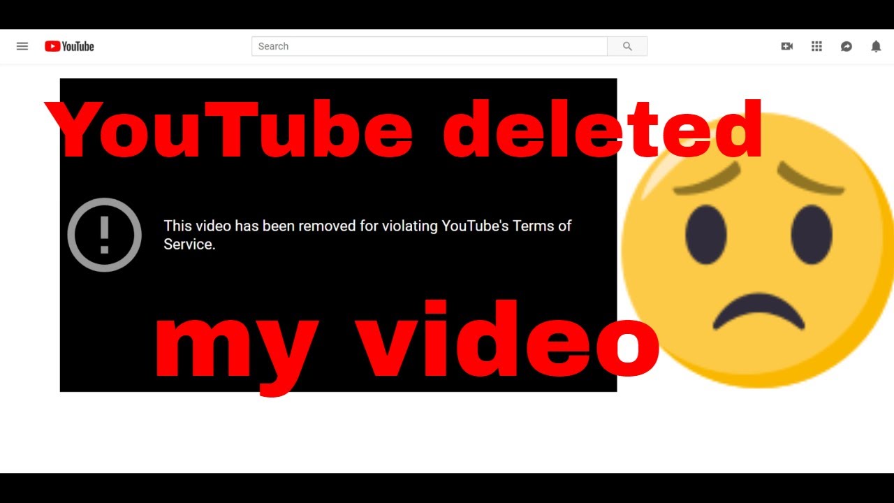 YouTube Deleted my video😔. Don't make this mistake. How to Recover your ...